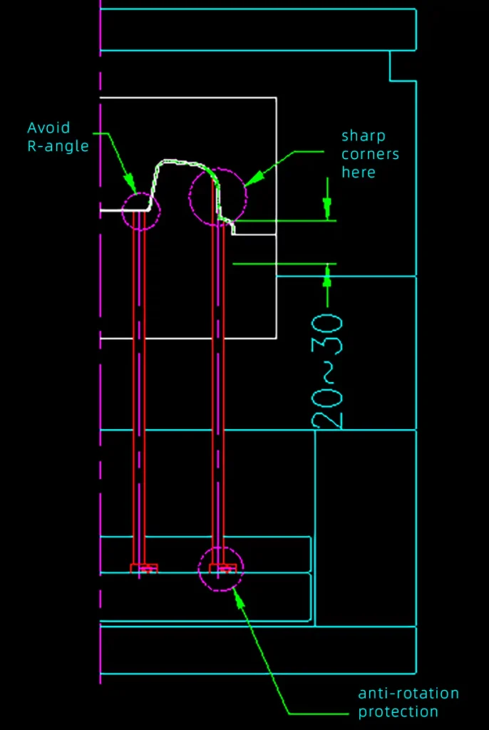 Ejector Pins In Injection Mold