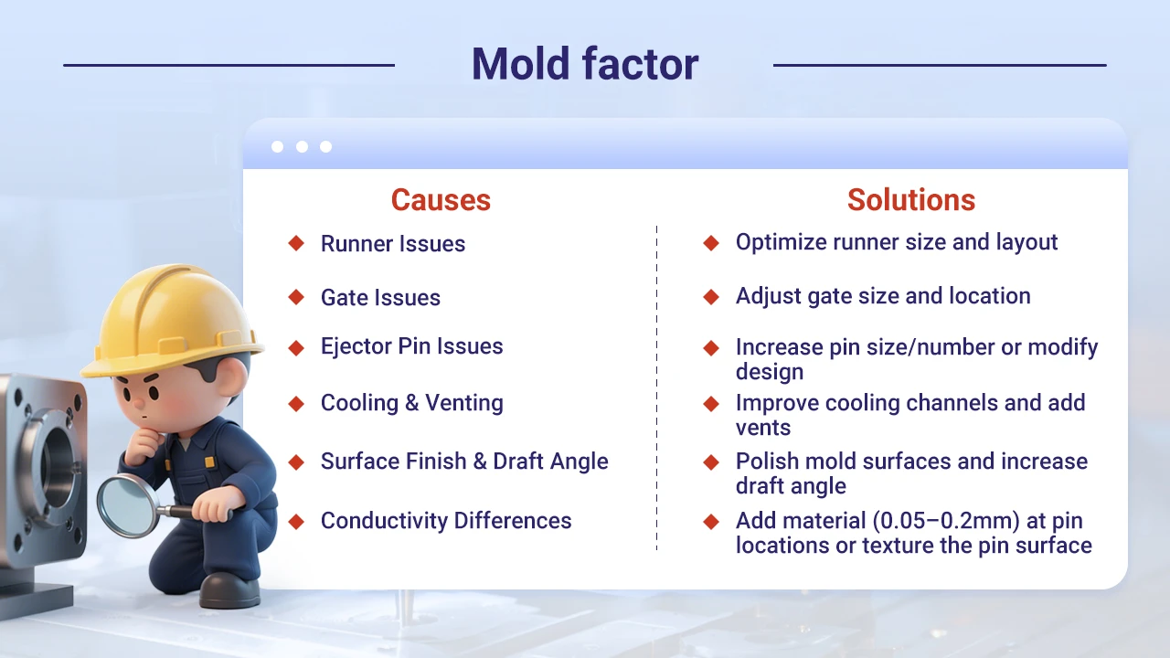 Ejector Pin Marks Anaylsis And Solutions In Plastic Molded Parts